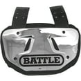Battle Sports Kids Strap Gear: Silver Youth Chrome Protective Football ...
