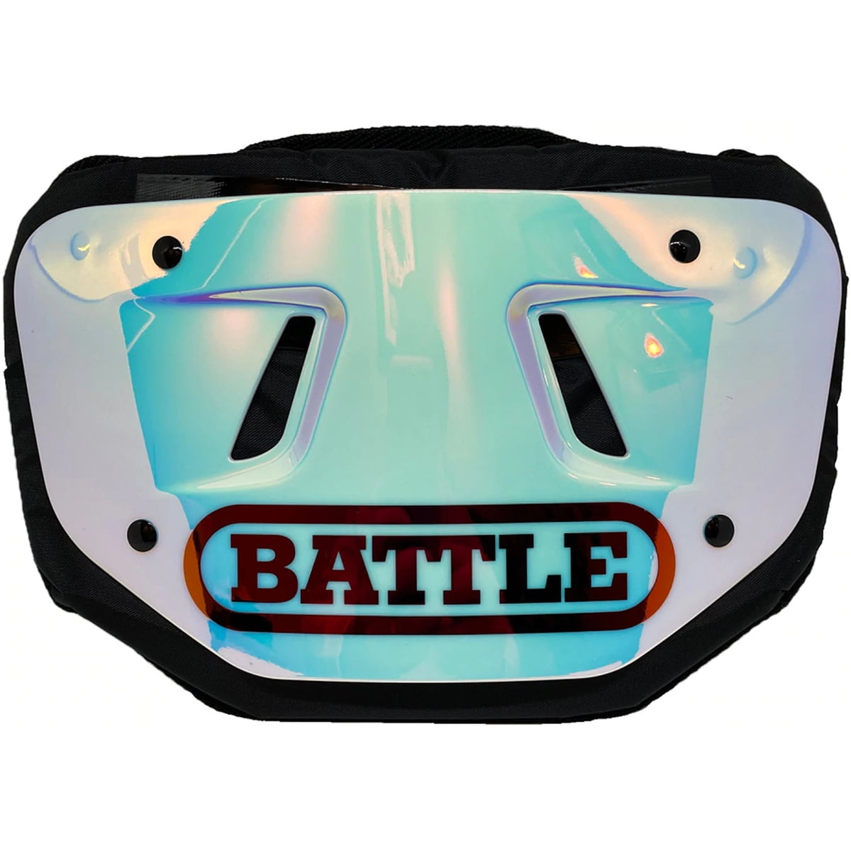 Battle Sports Youth Iridescent Chrome Football Back Plate - Walmart.com