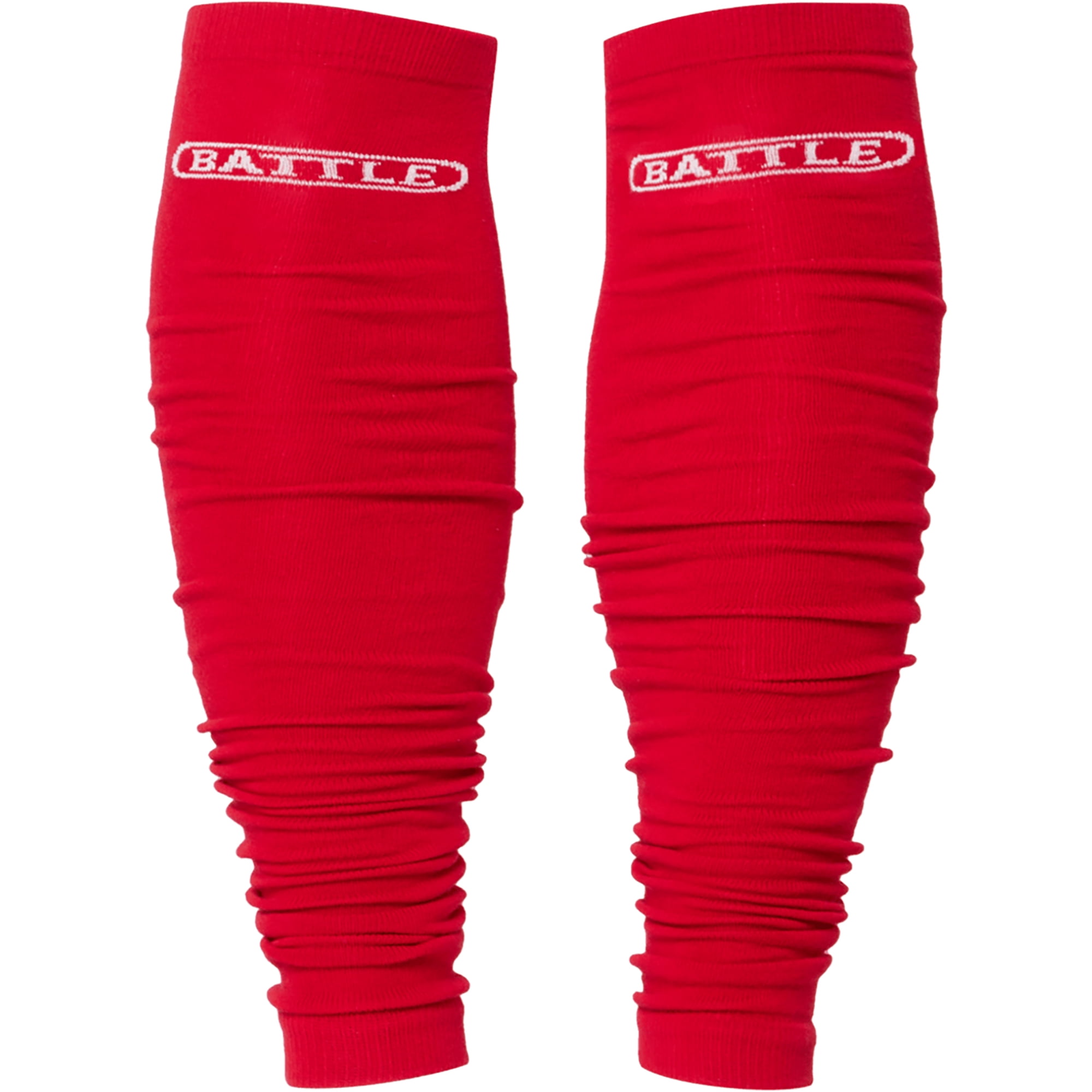 Battle Sports Youth Lightweight Long Football Leg Sleeves, Red ...