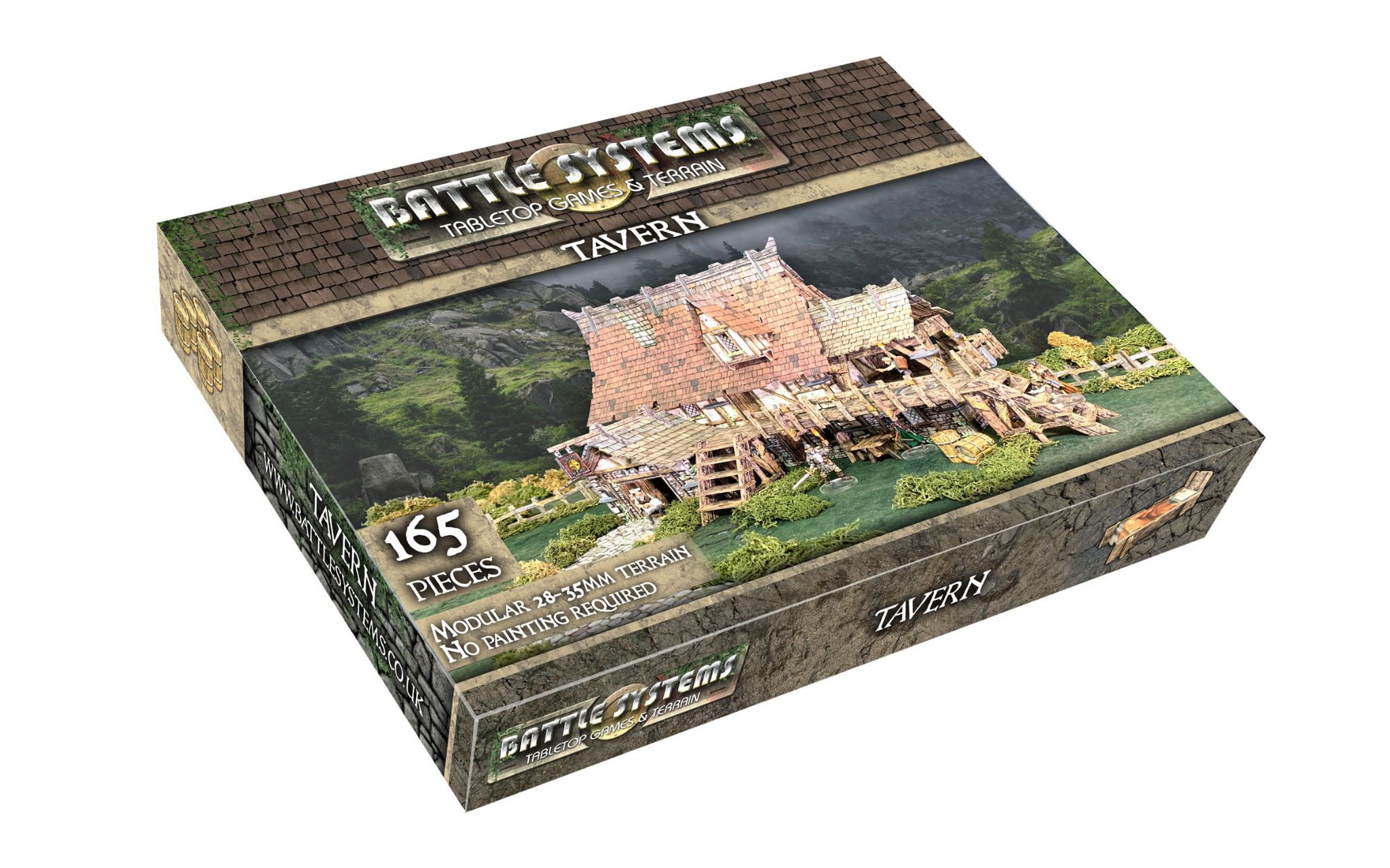 Battle Systems Fantasy Terrain Tavern - 28-35mm DND D&D RPG Wargames ...