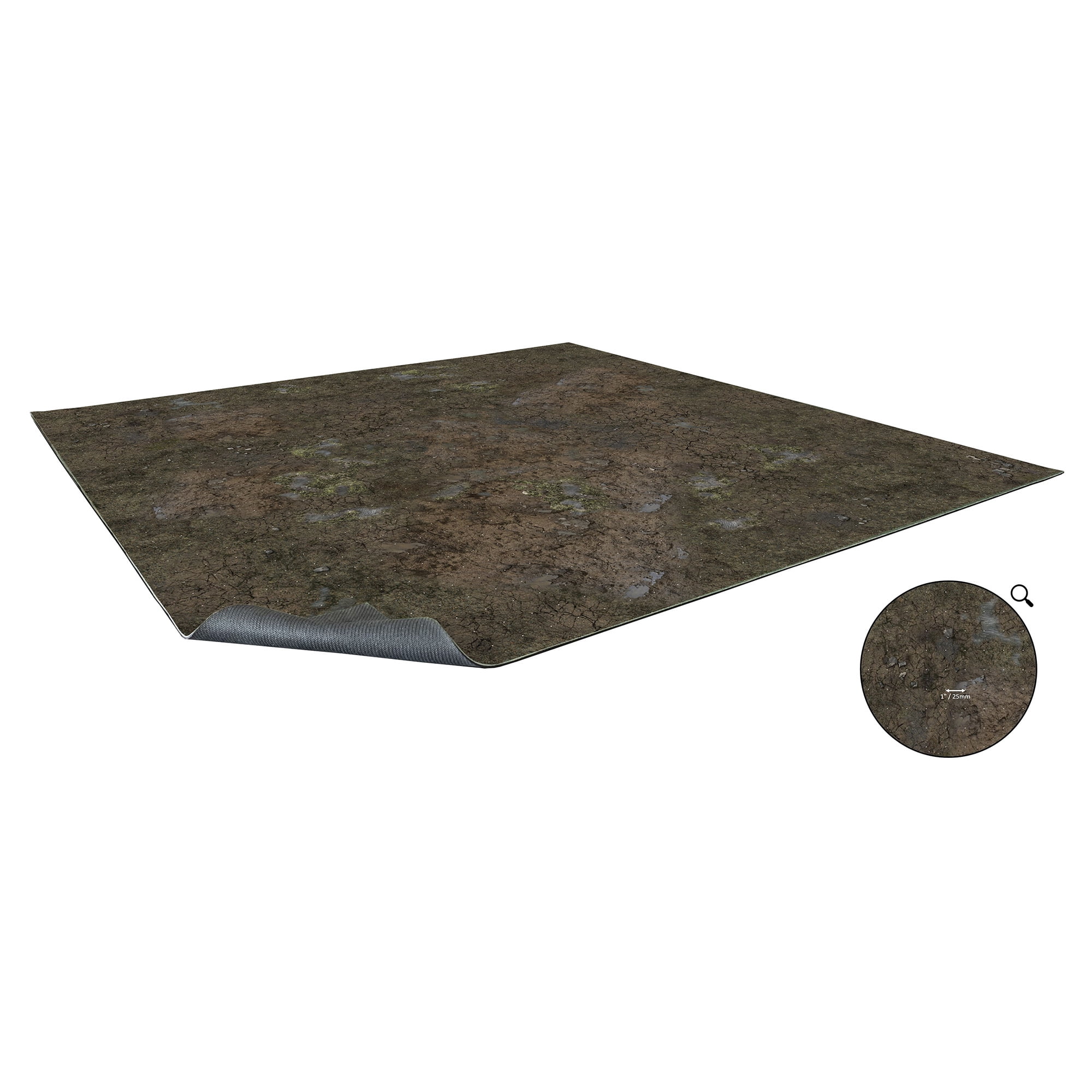 Battle Systems Muddy Streets Gaming Mat 3x3 - Grid - Walmart.com