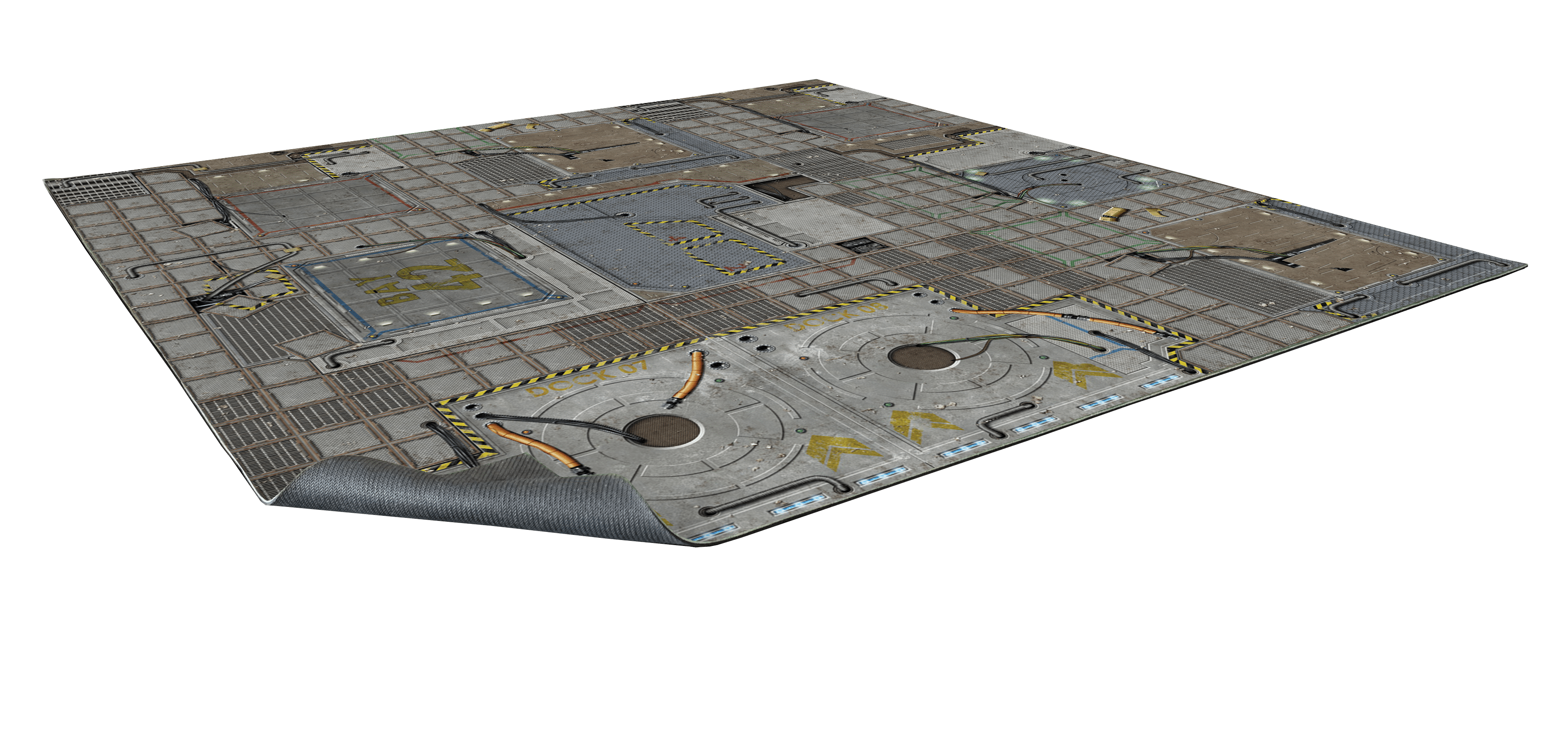 Battle Systems Terrain Frontier Game Mat 2x2 - Neoprene Playmat for 40k ...
