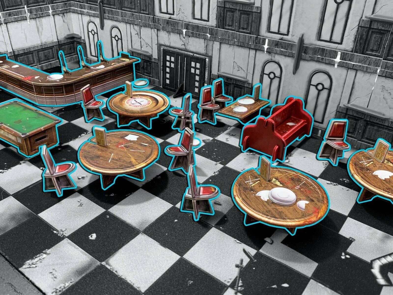 Battle Systems Urban Apocalypse Terrain Diner / Casino - 28-35mm RPG ...