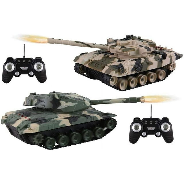 Battle Tanks Set of two infra red Remote Controls R/C - Walmart.com