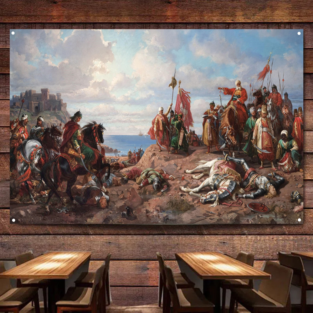 The Battle of Varna Hungarian and Polish Crusaders Tapestry Wall ...