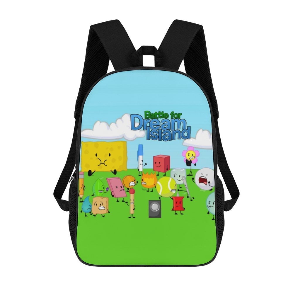 Battle for Dream Island BFDI Backpack 17 Inch Shoulder Bag Sturdy ...
