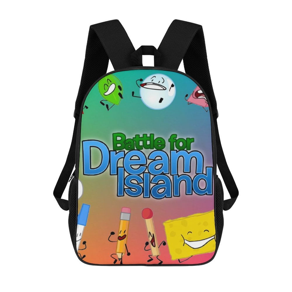 Battle for Dream Island BFDI Backpack 17 Inch Shoulder Bag Sturdy ...