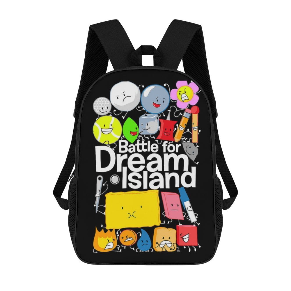 Battle for Dream Island BFDI Backpack 17 Inch Shoulder Bag Sturdy ...