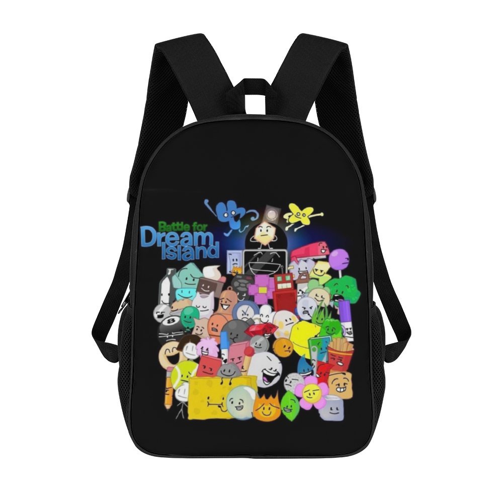 Battle for Dream Island BFDI Backpack 17 Inch Shoulder Bag Sturdy ...