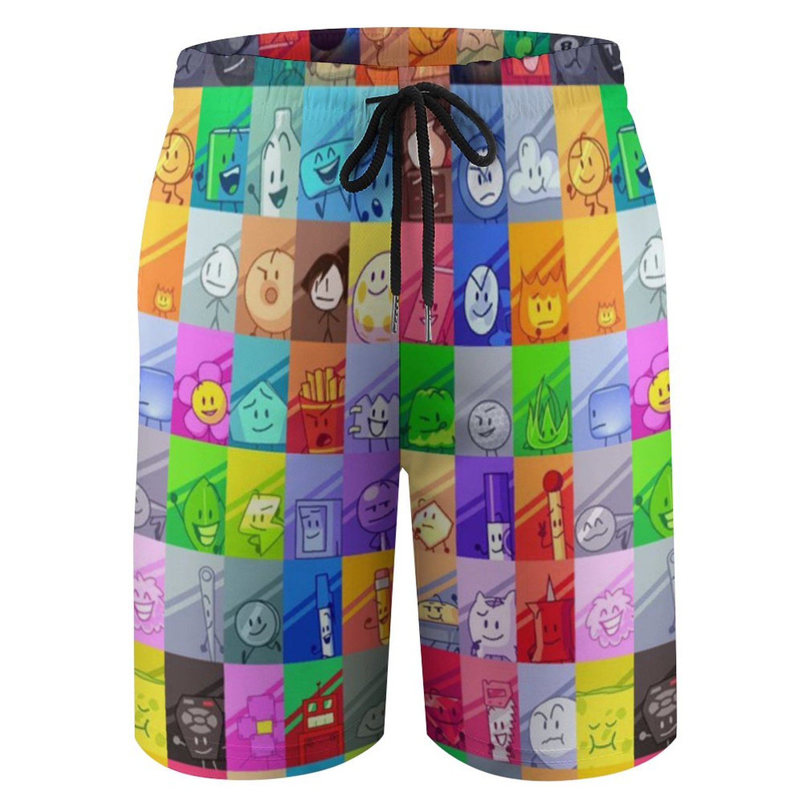 Battle for Dream Island BFDI Boys Board Shorts Lightweight Soft ...