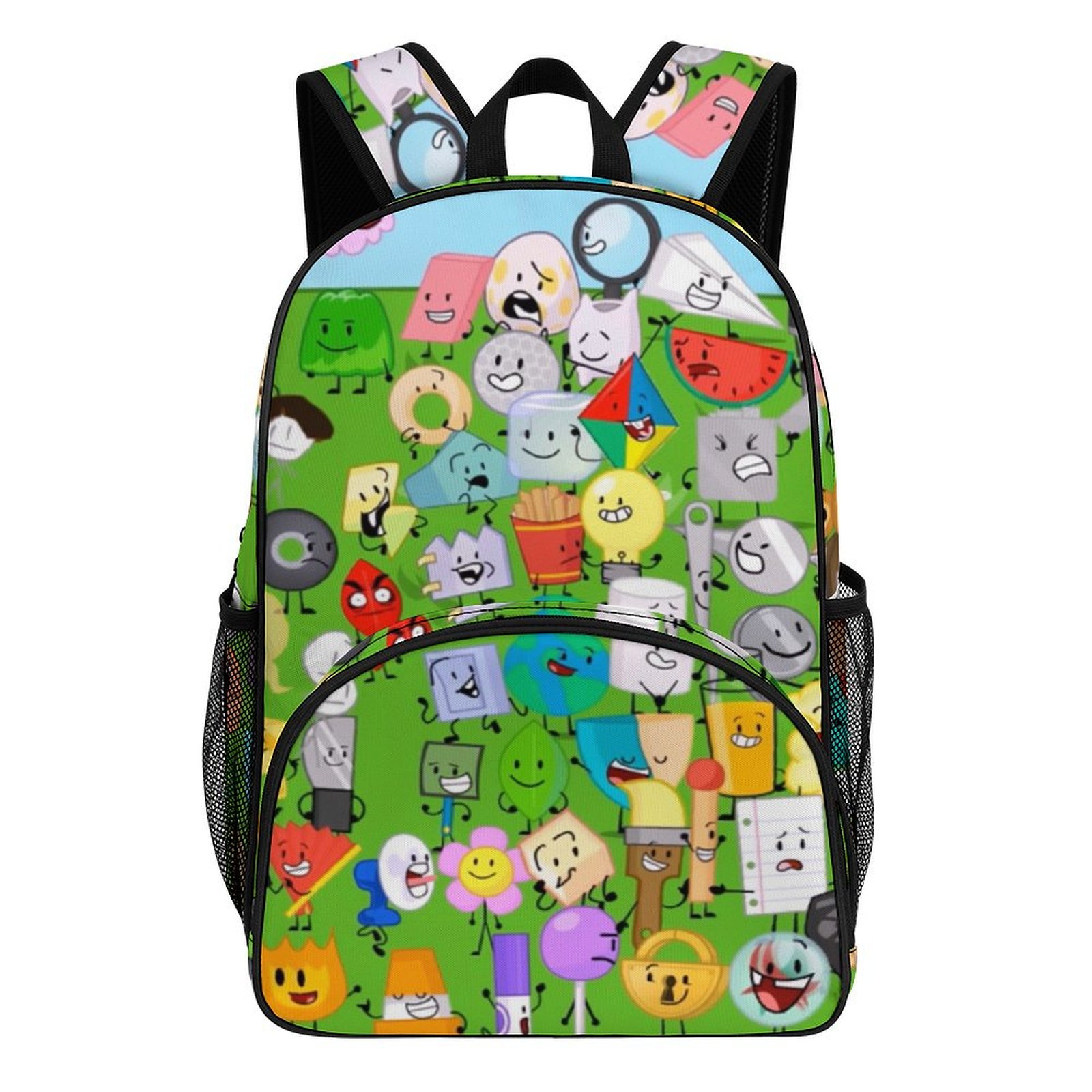 Battle for Dream Island BFDI Daypack Large Capacity Oxford Rucksack ...