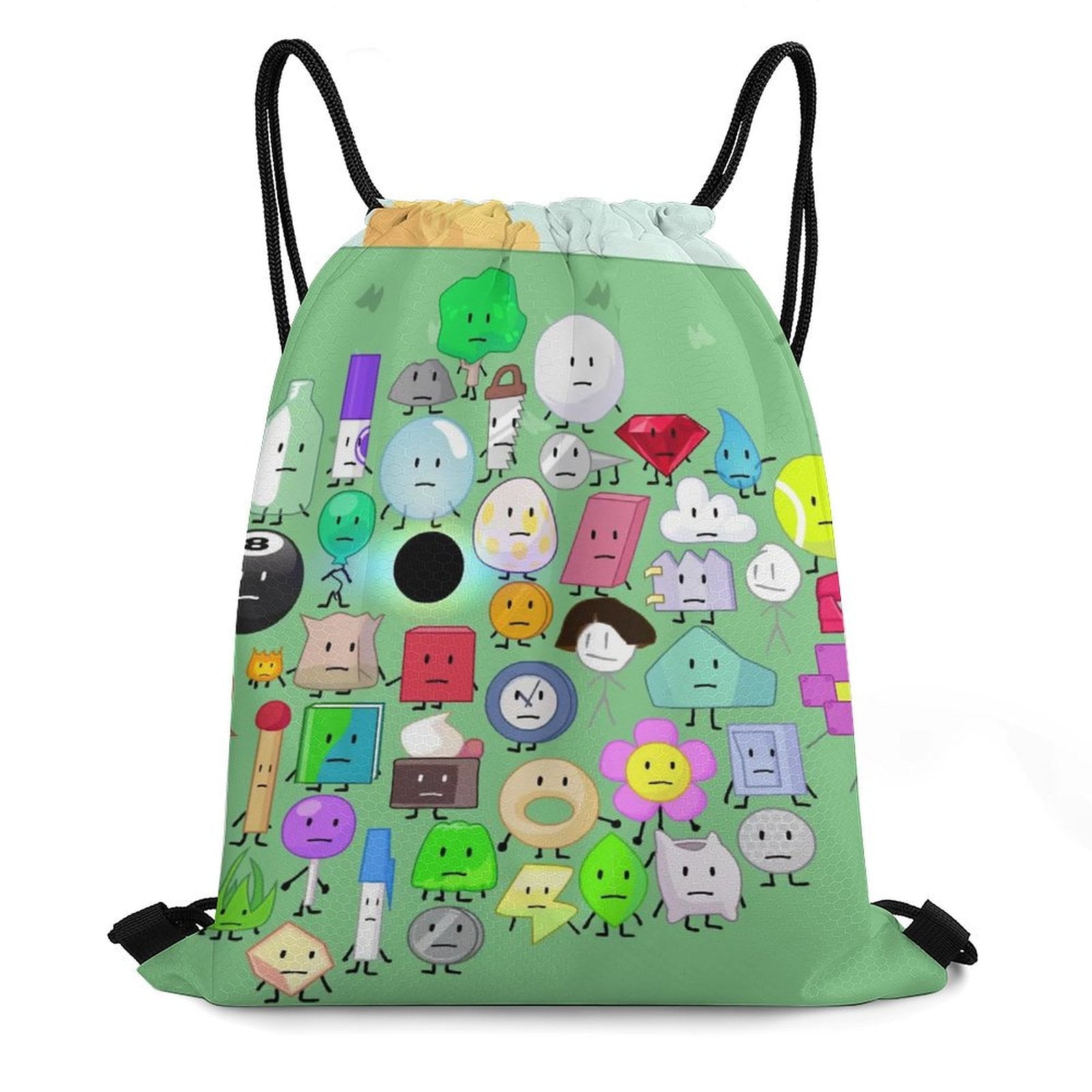 Battle for Dream Island BFDI Drawstring Bags Lightweight Shoulder ...