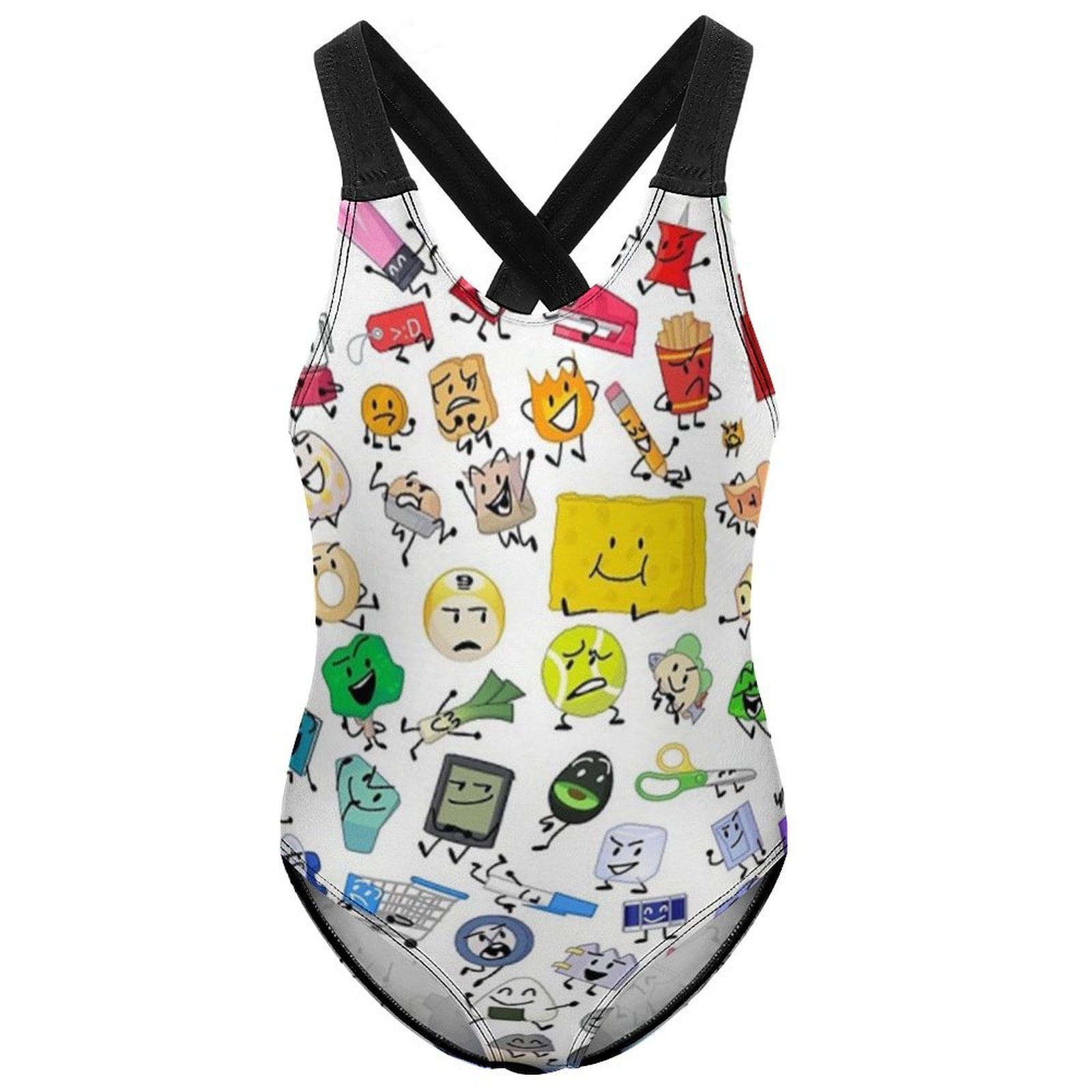 Battle for Dream Island BFDI Girls One-piece Swimsuit Beach Pool Kids ...