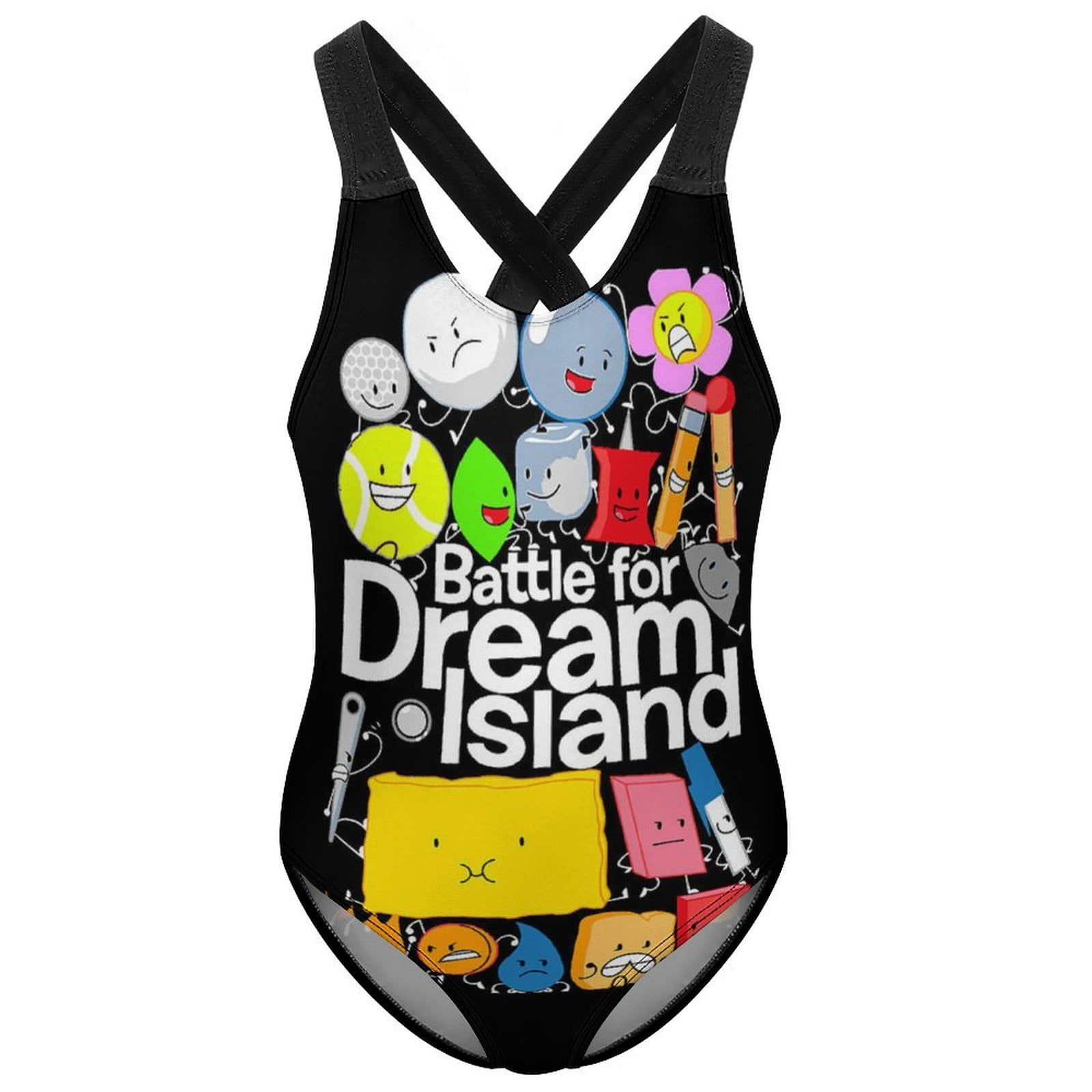 Battle for Dream Island BFDI Girls One-piece Swimsuit Beach Pool Kids ...