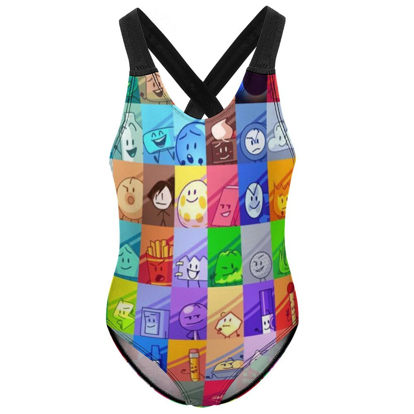 Battle for Dream Island BFDI Girls One-piece Swimsuit Beach Pool Kids ...