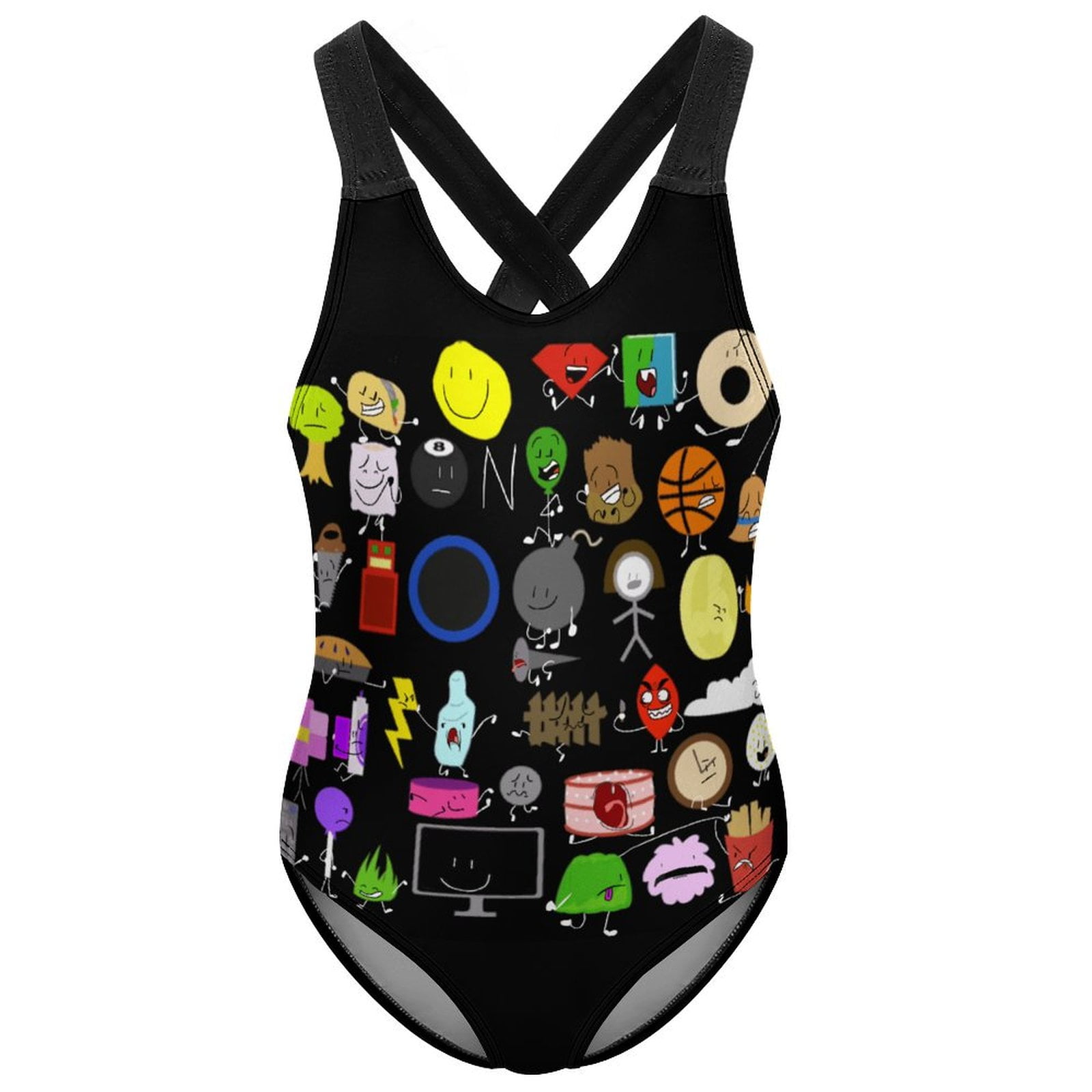 Battle for Dream Island BFDI Girls One-piece Swimsuit Beach Pool Kids ...