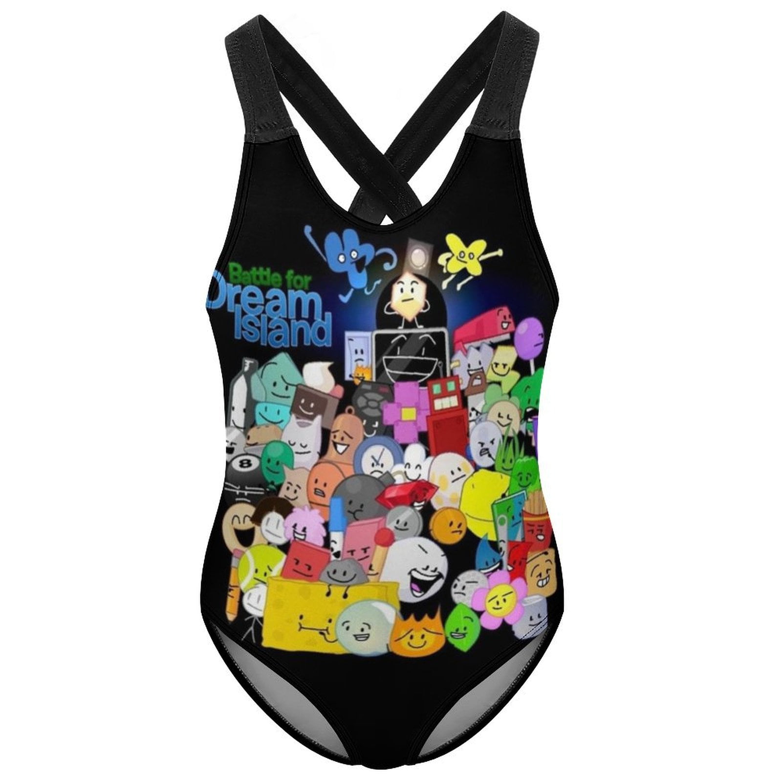 Battle for Dream Island BFDI Girls One-piece Swimsuit Beach Pool Kids ...