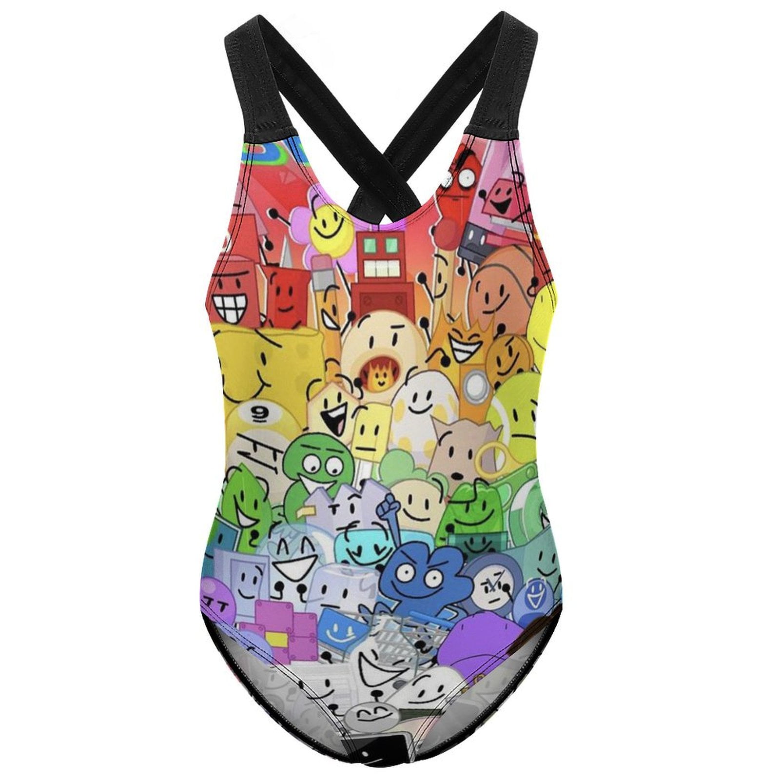 Battle for Dream Island BFDI Girls One-piece Swimsuit Beach Pool Kids ...