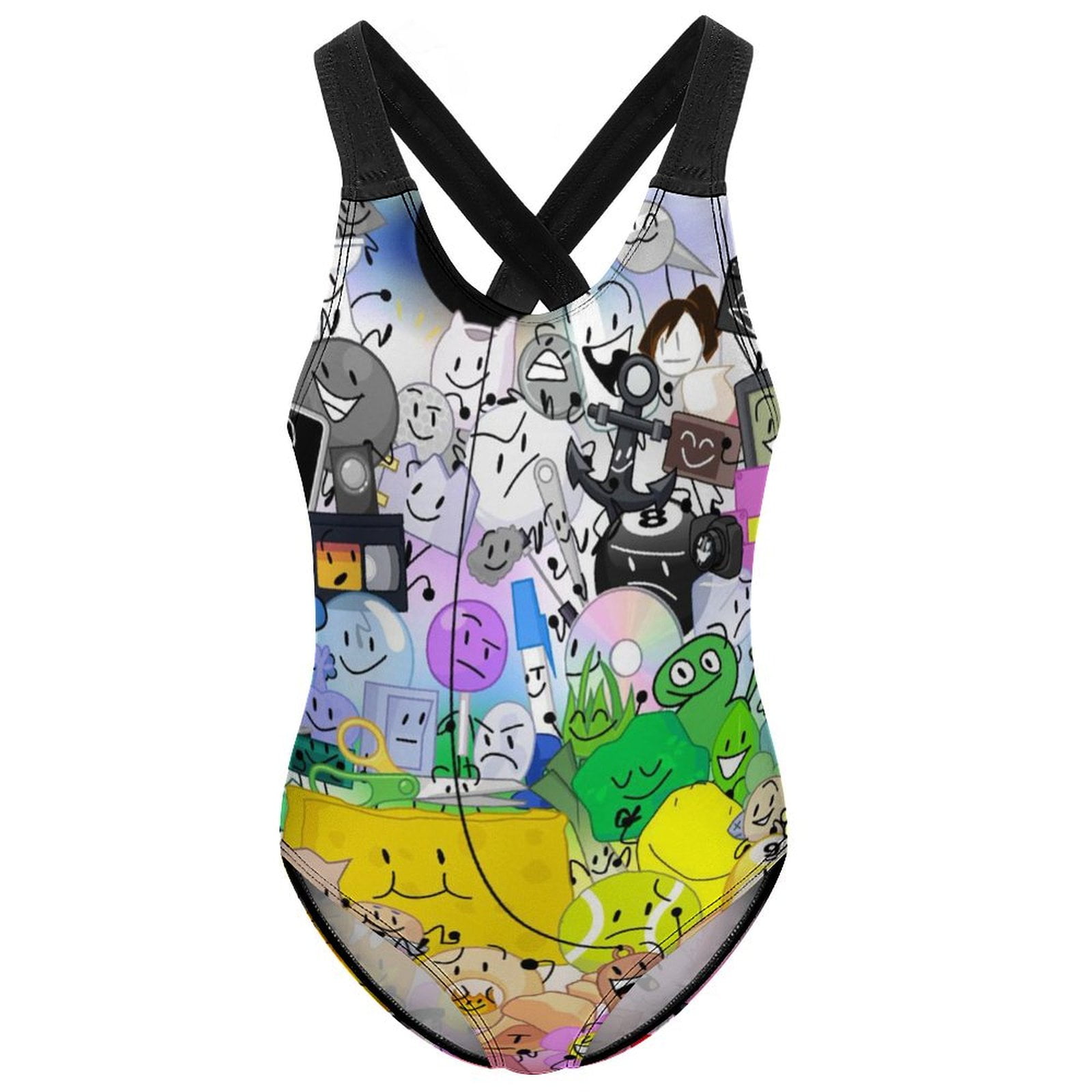 Battle for Dream Island BFDI Girls One-piece Swimsuit Beach Pool Kids ...