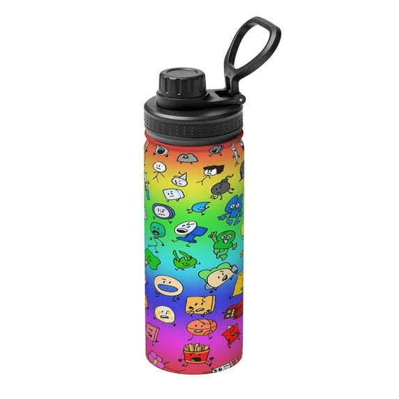 Battle for Dream Island BFDI Insulated Cups With Handle, Sports Water ...