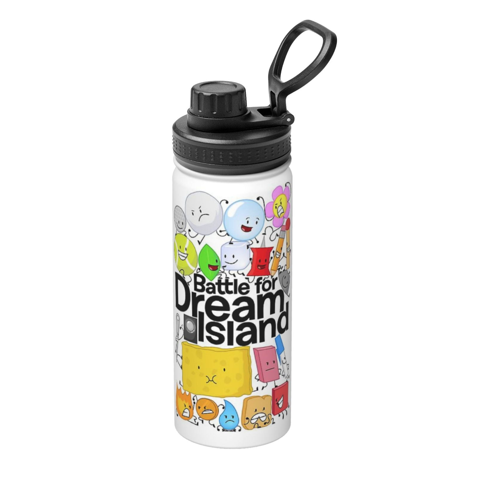 Battle for Dream Island BFDI Insulated Cups With Handle, Sports Water ...