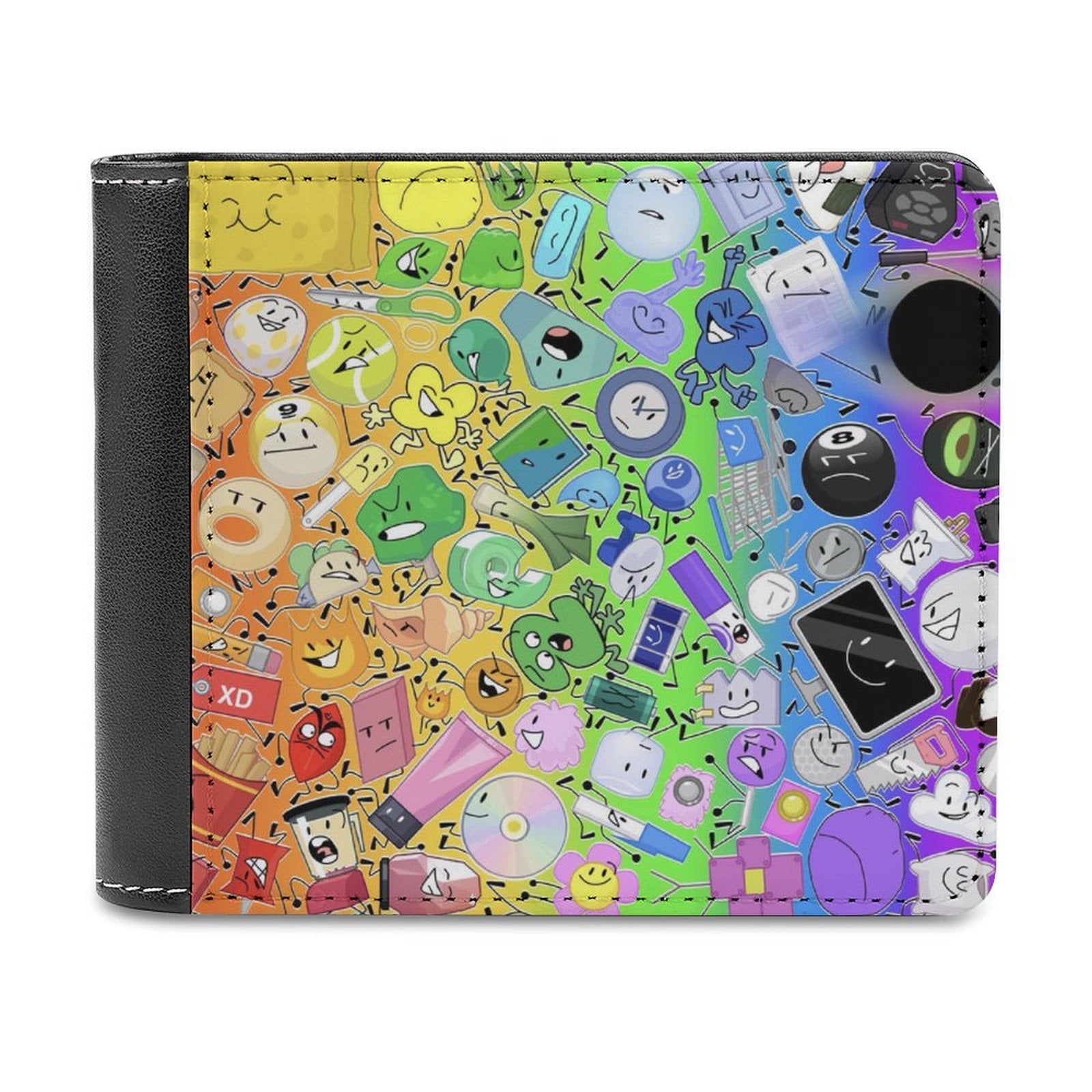 Battle for Dream Island BFDI Leather Wallet Slim Card Wallet Bifold ...