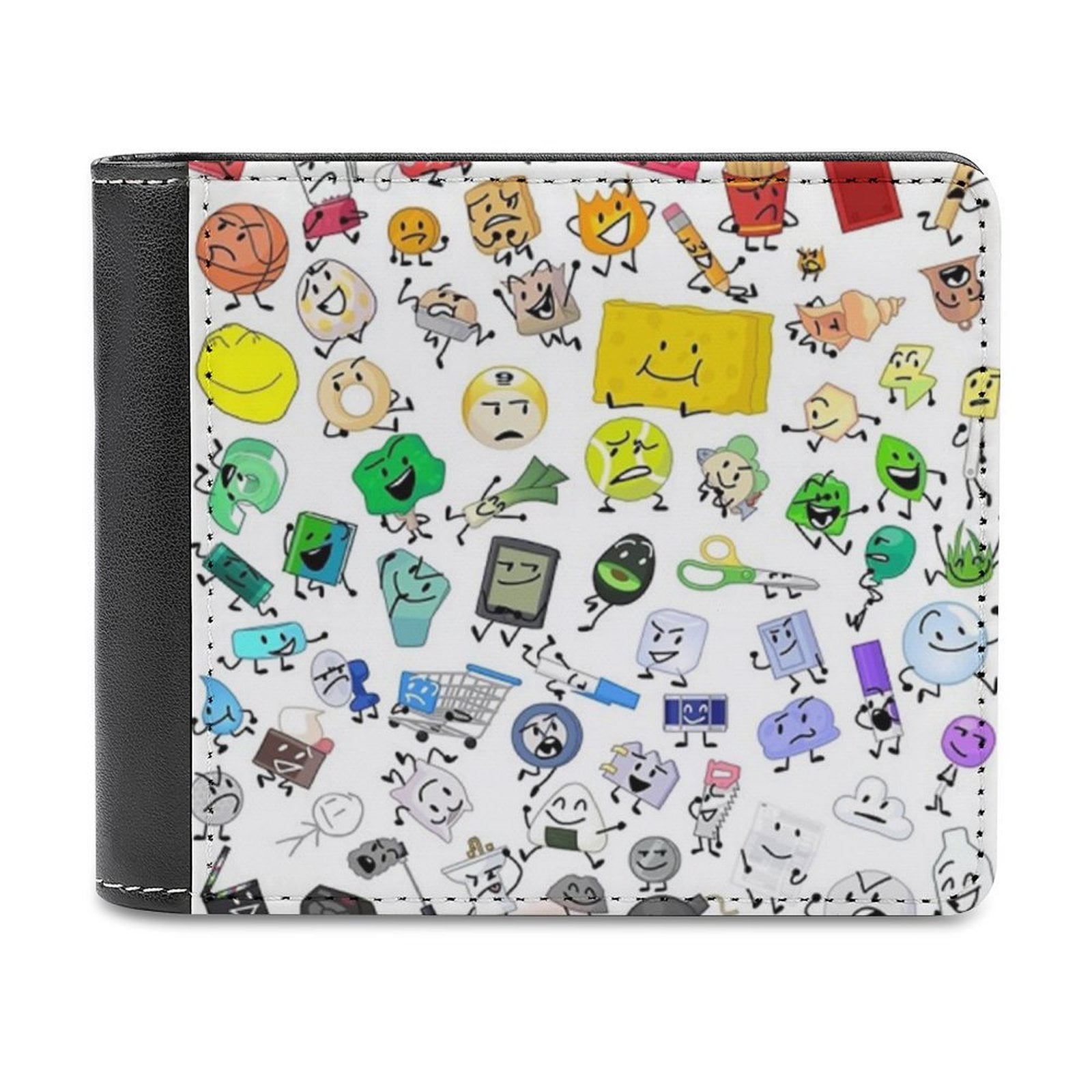 Battle for Dream Island BFDI Leather Wallet Slim Card Wallet Bifold ...