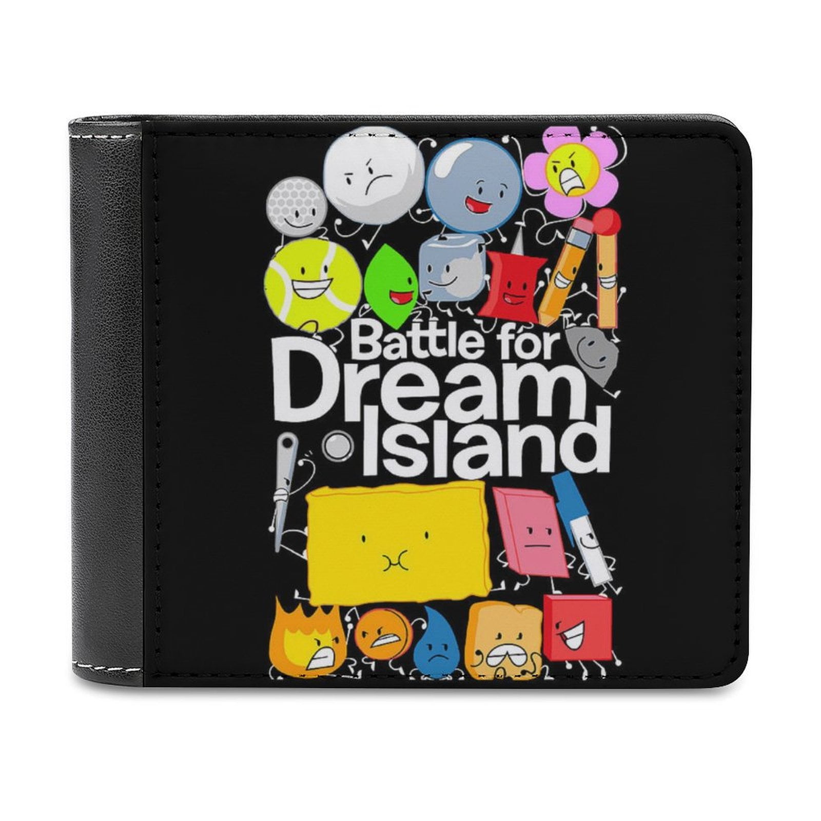 Battle for Dream Island BFDI Leather Wallet Slim Card Wallet Bifold ...