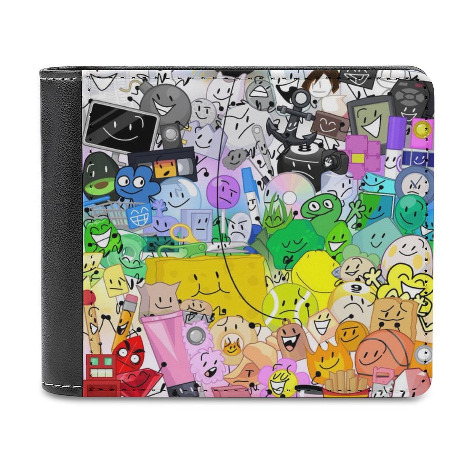 Battle for Dream Island BFDI Leather Wallet Slim Card Wallet Bifold ...