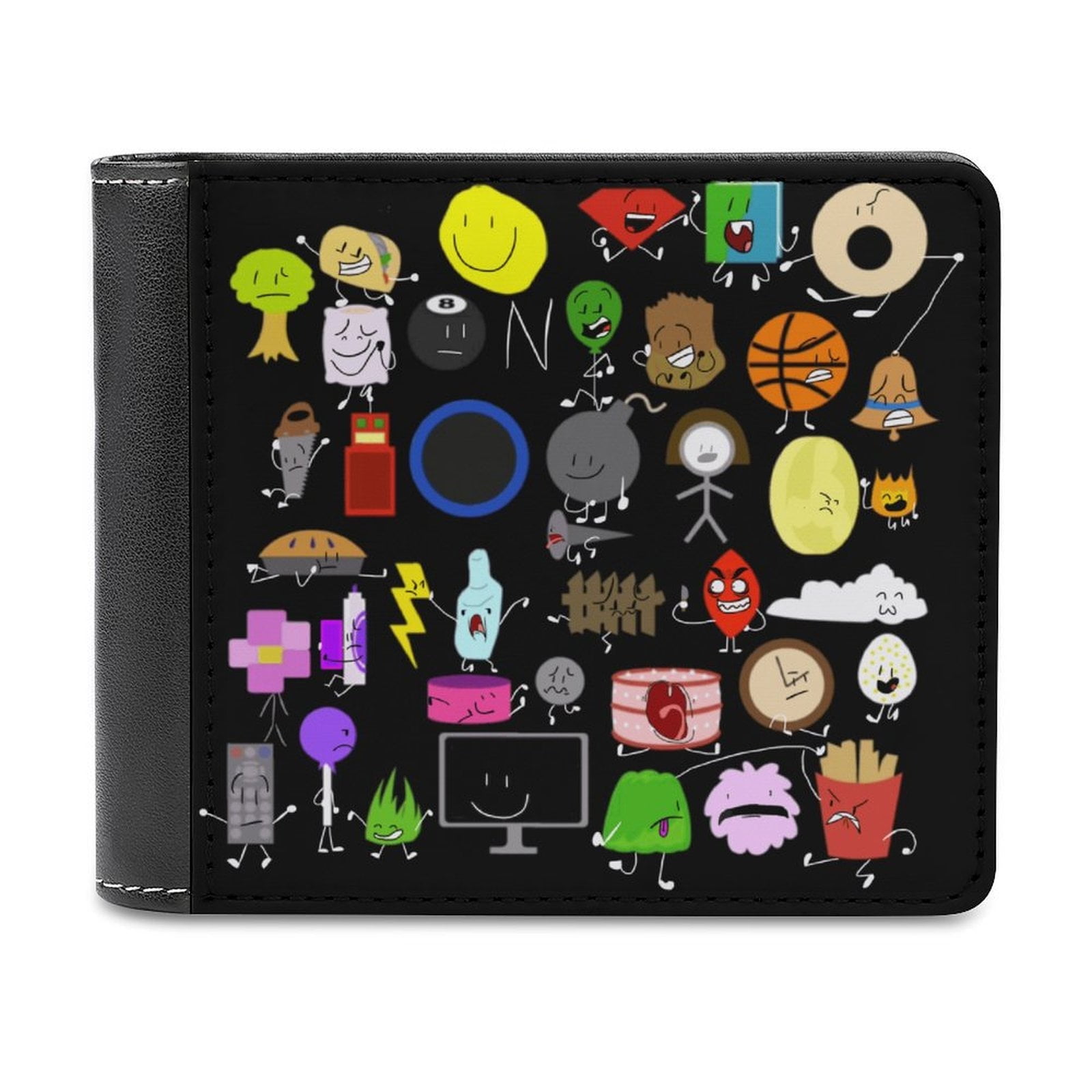 Battle for Dream Island BFDI Leather Wallet Slim Card Wallet Bifold ...