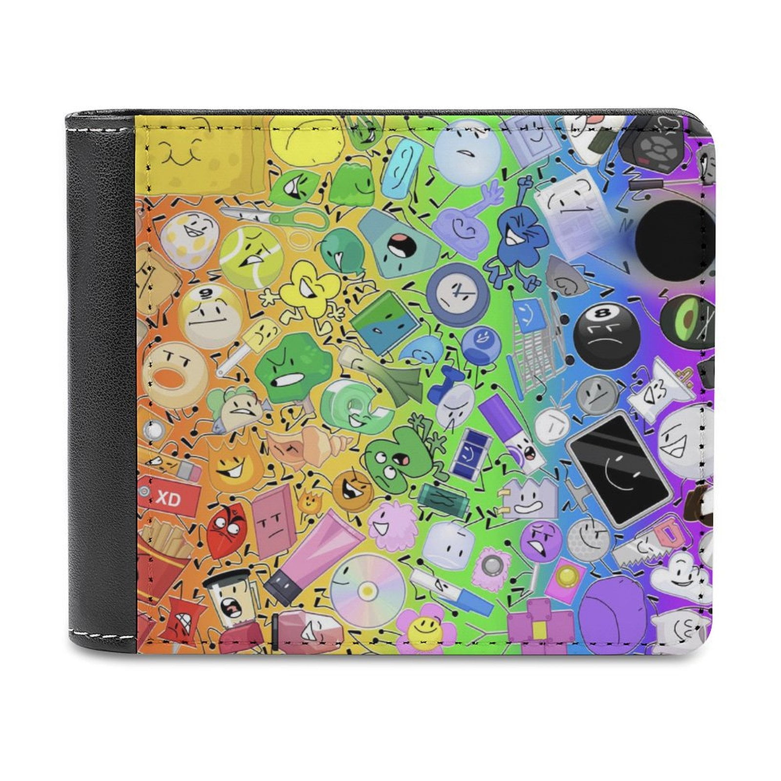 Battle for Dream Island BFDI Leather Wallet Slim Card Wallet Bifold ...