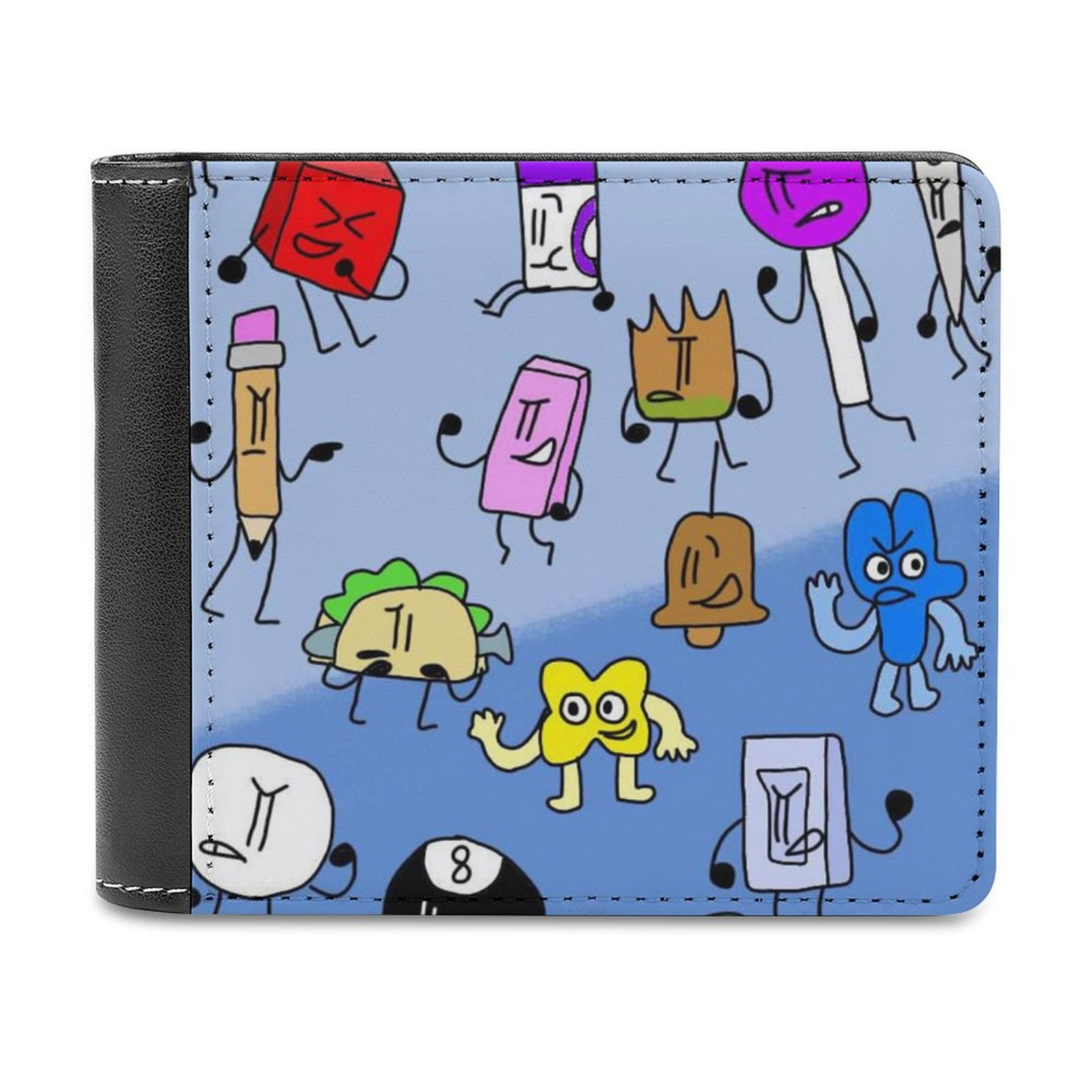 Battle for Dream Island BFDI Leather Wallet Slim Card Wallet Bifold ...