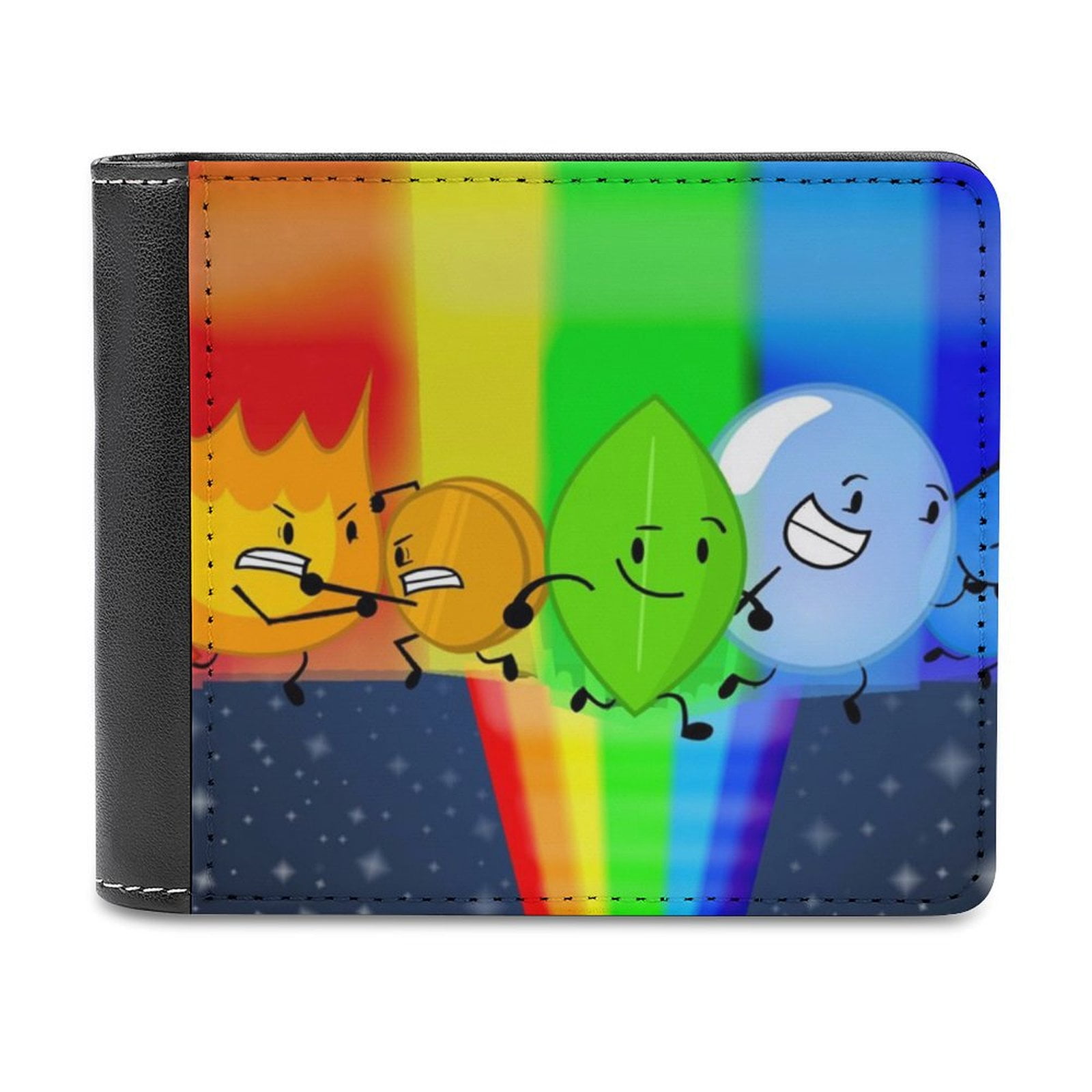 Battle for Dream Island BFDI Leather Wallet Slim Card Wallet Bifold ...