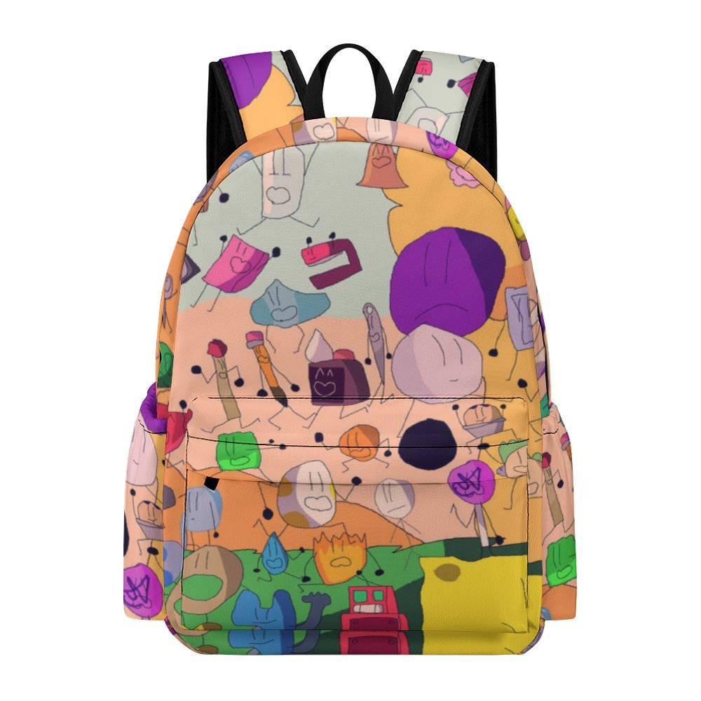 Battle for Dream Island BFDI Leisure Backpack 3D Printing Cute School ...