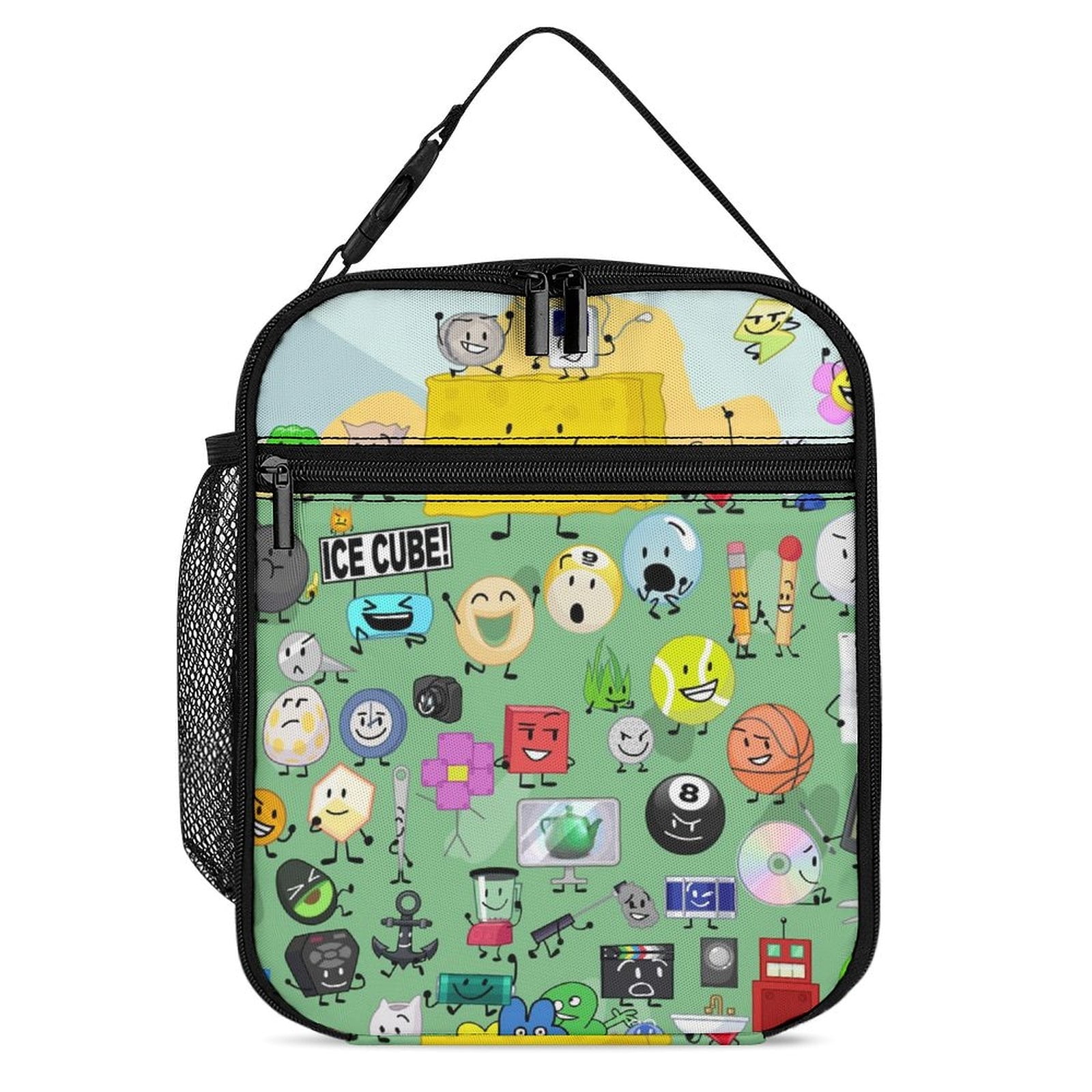 Battle for Dream Island BFDI Lunch Bag Insulated Lunch Box Meal Cooler ...