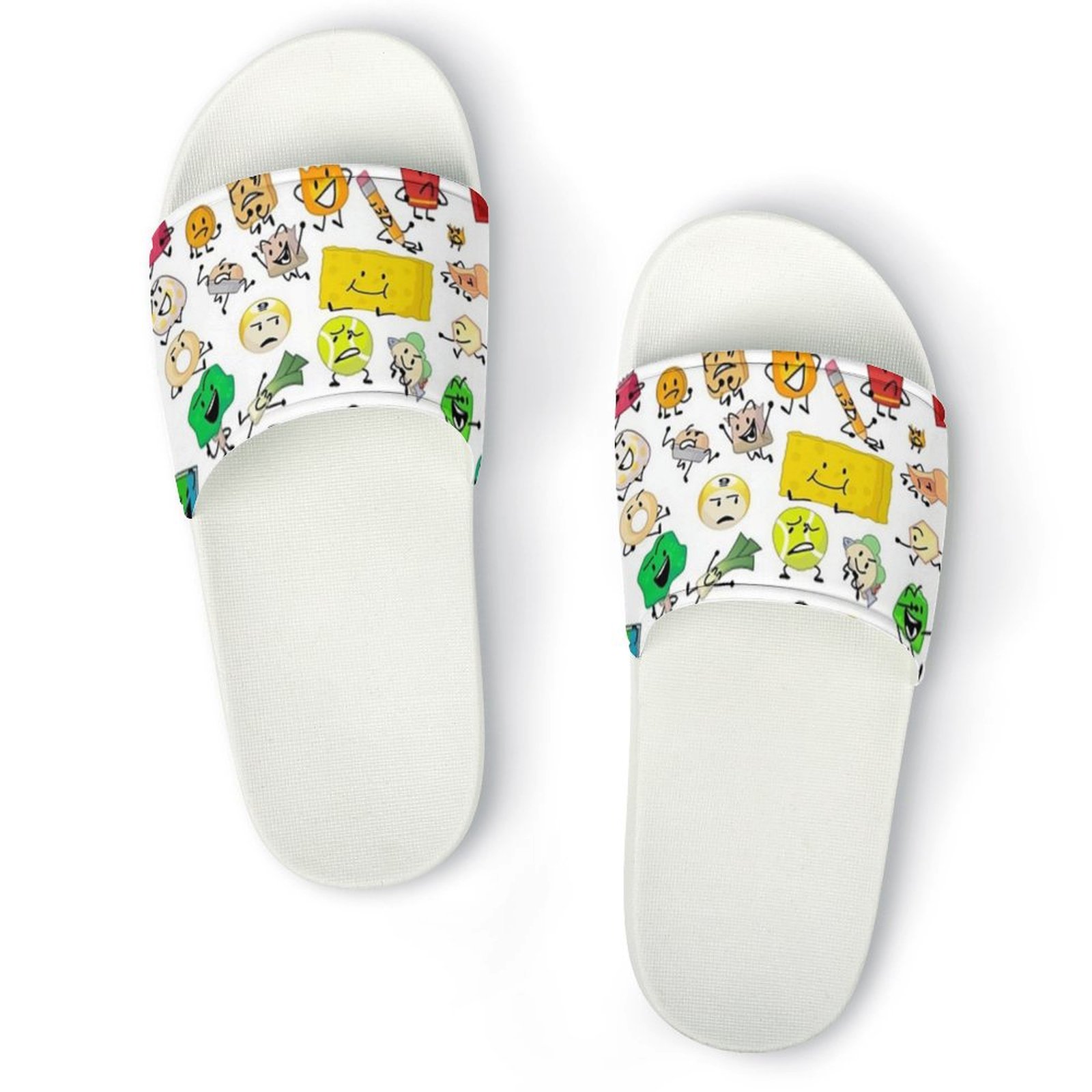 Battle for Dream Island BFDI PVC Home Slippers Comfort Slide Sandals ...