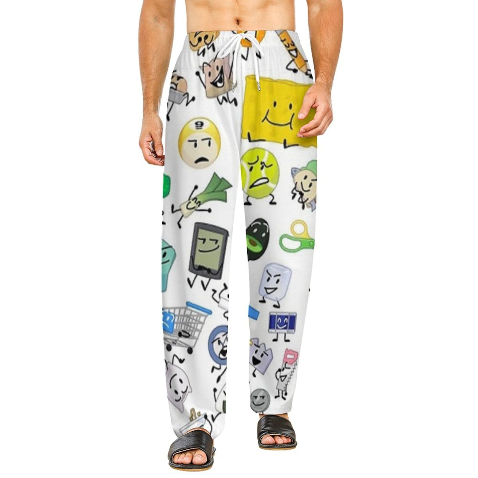 Battle for Dream Island BFDI Pajama Pants Cute Print Soft Comfy Pajama ...