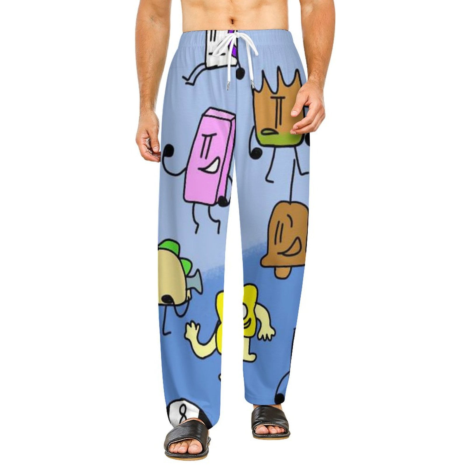 Battle for Dream Island BFDI Pajama Pants Cute Print Soft Comfy Pajama ...