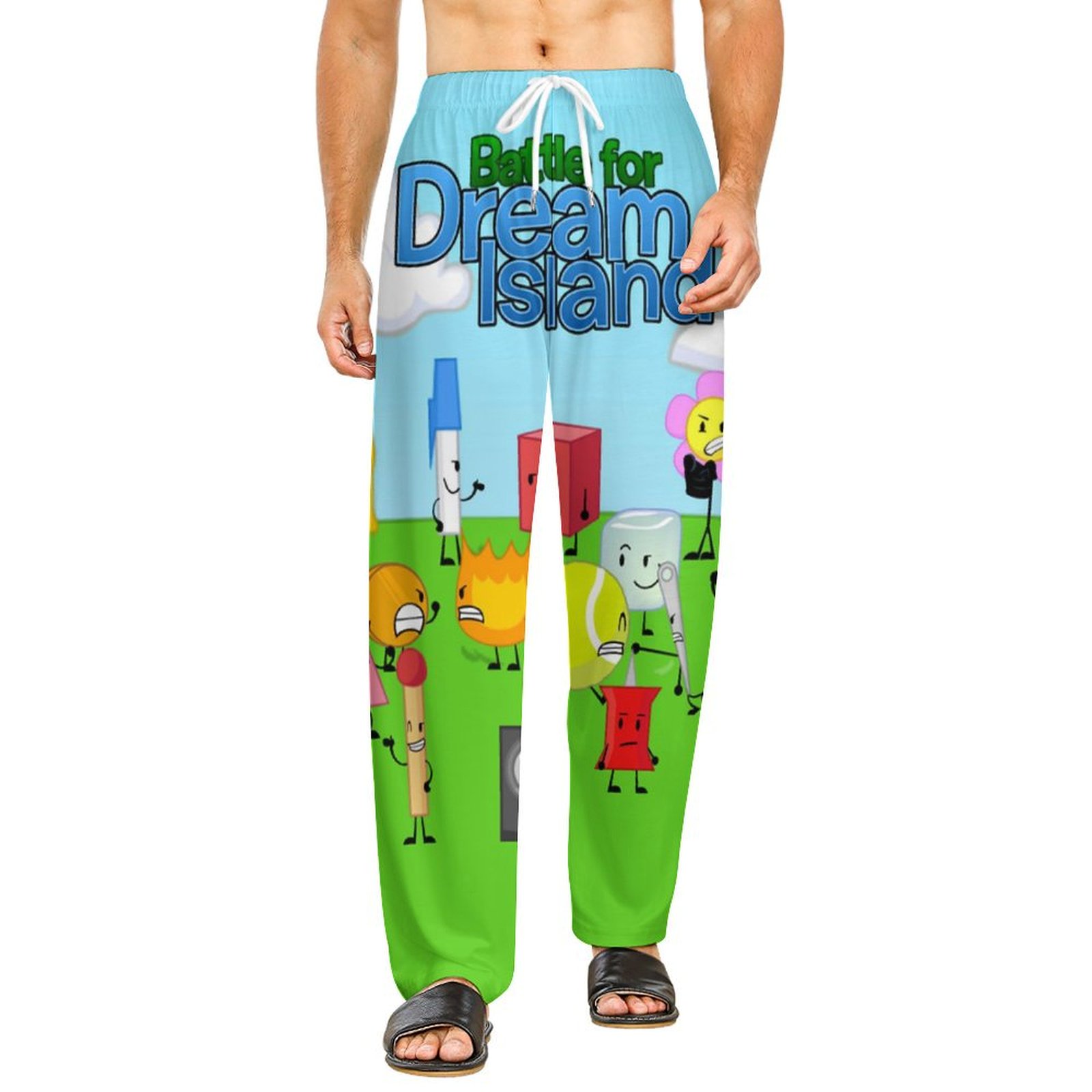 Battle for Dream Island BFDI Pajama Pants Cute Print Soft Comfy Pajama ...