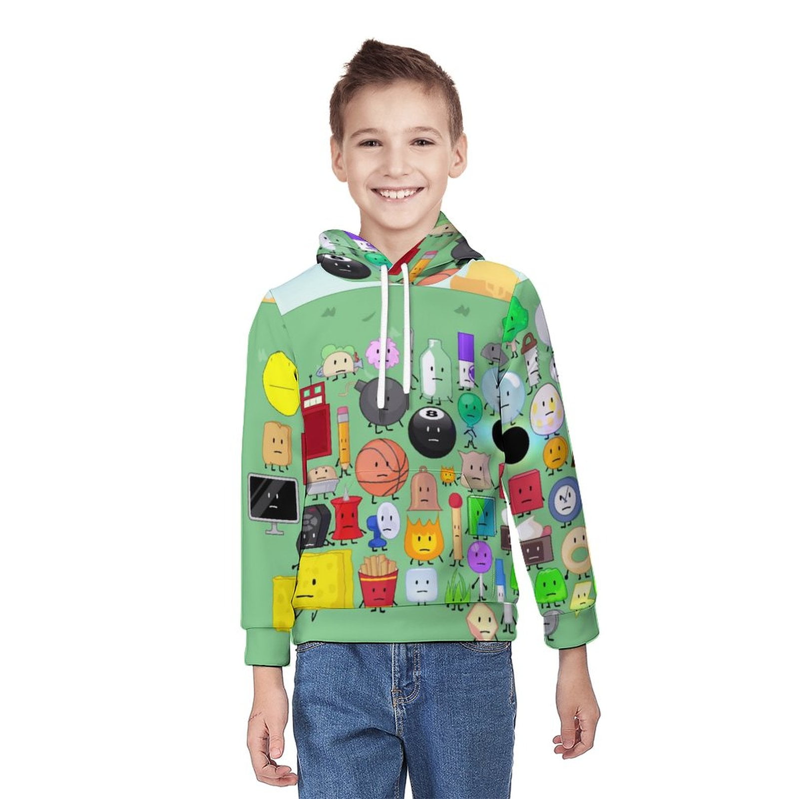 Battle for Dream Island BFDI Teen's Hoodies Printing Youth Sweatshirt ...