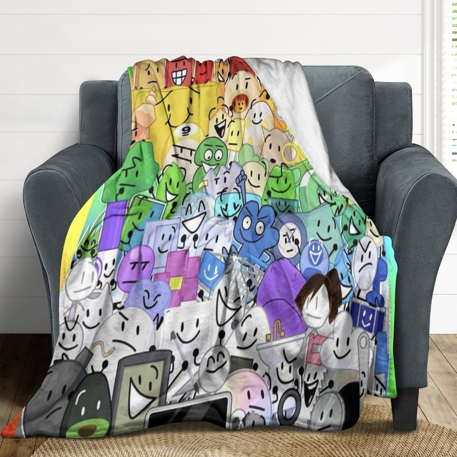 Battle for Dream Island BFDI Ultra-Soft Bed Blanket Anti-pilling ...