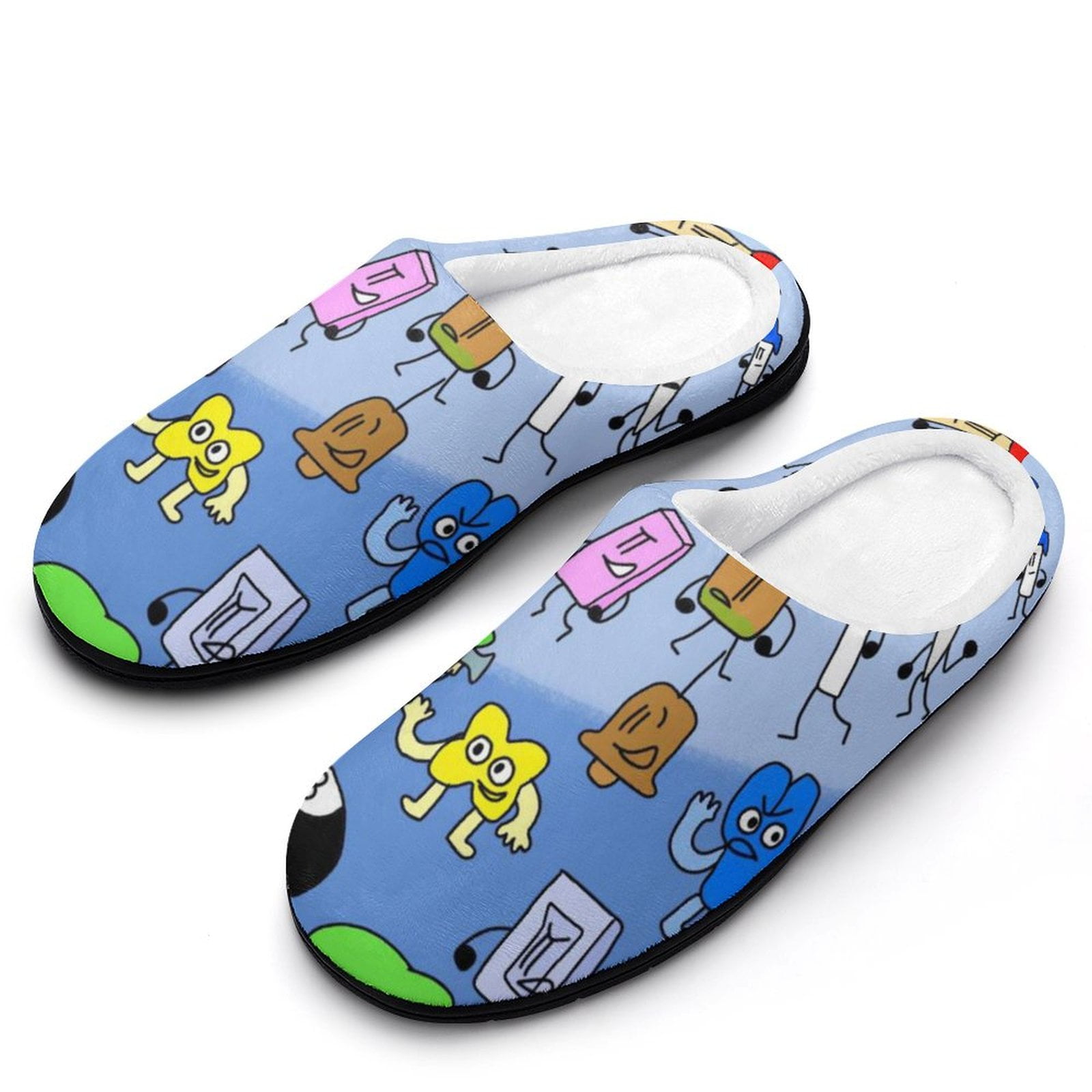 Battle for Dream Island BFDI Womens Cotton House Slippers Warm Comfy ...