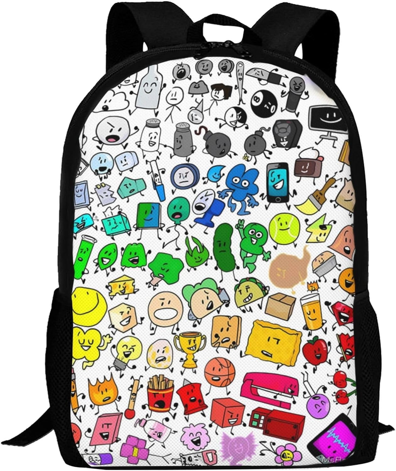 Battle for Dream Island Backpack BFDI Bookbag 3d Print Laptop Backpack ...