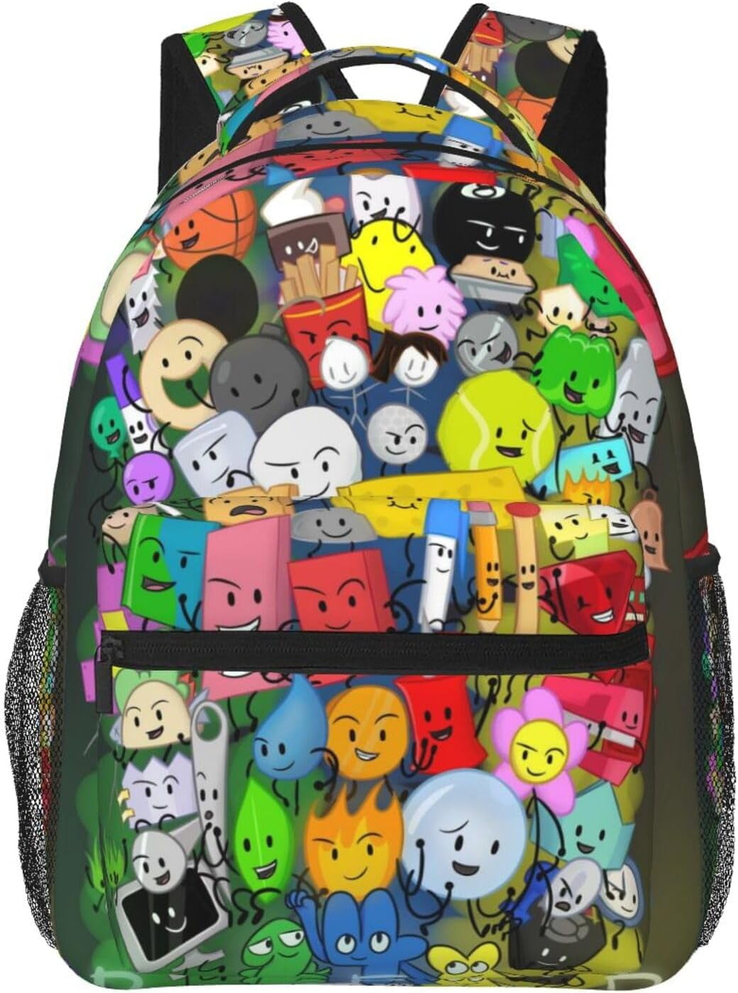 Battle for Dream Island Backpack BFDI Bookbag Anime Backpack Daypack ...