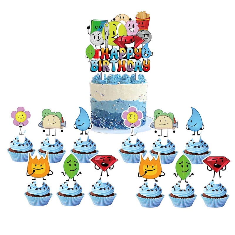 Battle for Dream Island Cake Topper CupcakeS Set Birthday Party ...