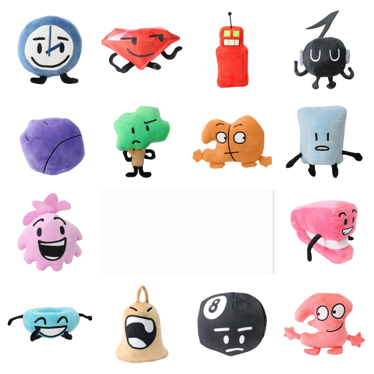 Battle for Dream Island Plushies, Bfdi Soft & Huggable Bfdi Plushies ...