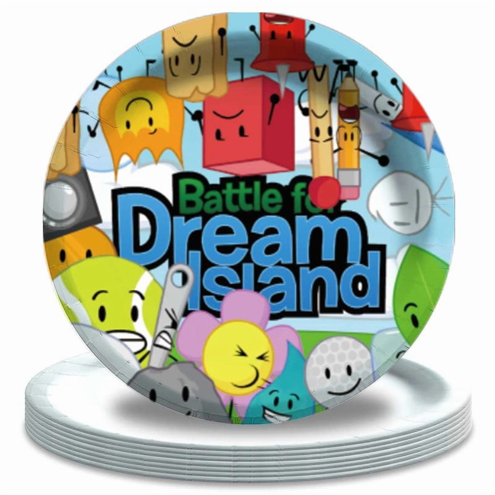 Battle for Dream Island Paper Plates Birthday Decorations Party ...