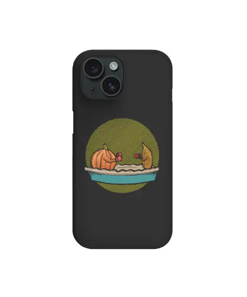 Battle for Pie Supremacy Thanksgiving Phone Case for iPhone 16 15 14 13 ...