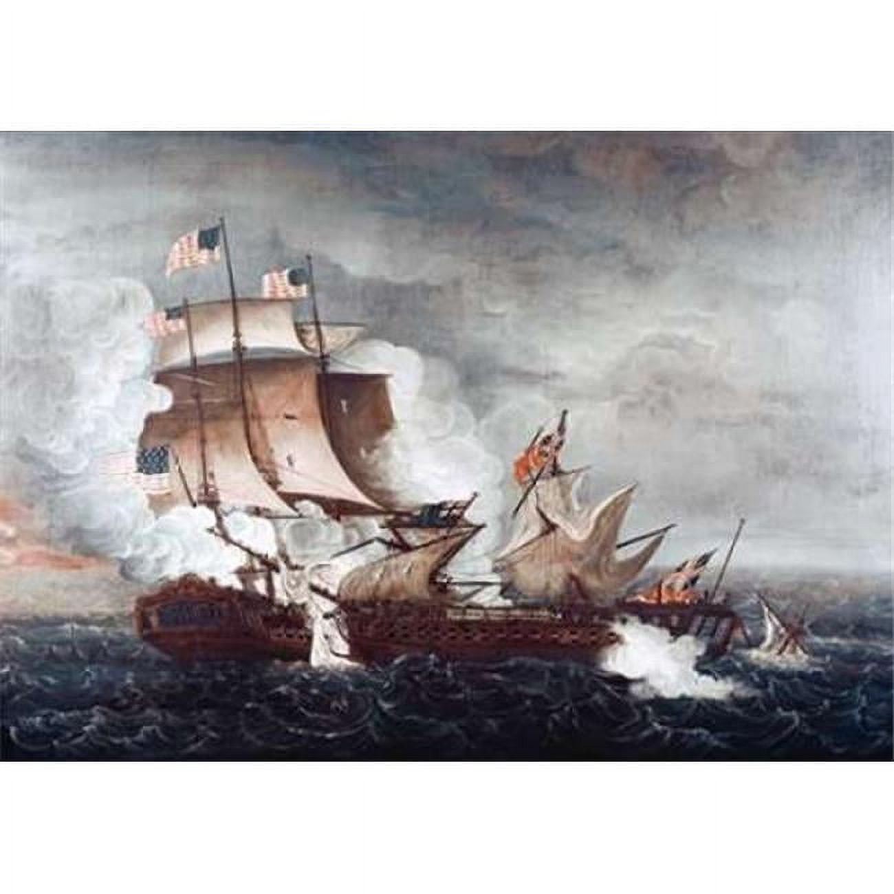 Battle of Constitution & Guerriere During The War of 1812 Poster Print ...