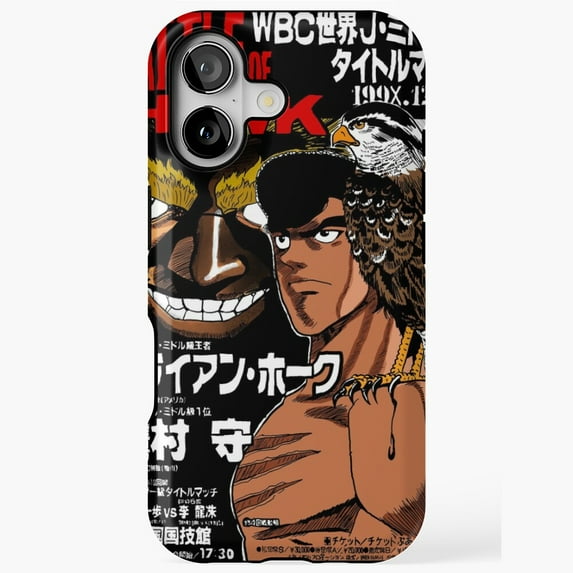 Battle of Hawk Color Takamura Anime Design iPhone Case 17 16 15 14 13 ...
